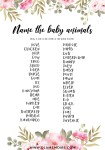 Name the Baby Animals